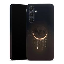 DeinDesign Galaxy A55 5G Handy Premium Case Smartphone Handyh&uuml;lle Schutzh&uuml;lle matt Full Moon Moon Light Premium Case