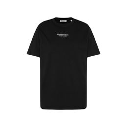 Senses.the Label T-Shirt TU:LIP mit dezentem Label Print Damen Gr&ouml;&szlig;e XS schwarz