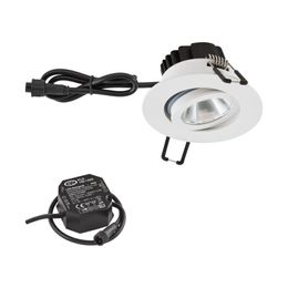 EVN Lichttechnik P-LED Einbauleuchte 230V 3000K wei&szlig; PC650N90102)