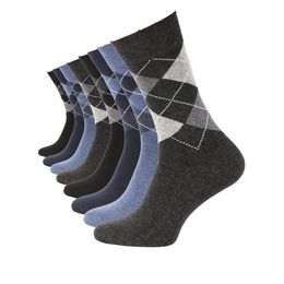 Cotton Prime Socks male Blue, Black size 39-42