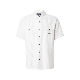 Billabong Athletic Button Up Shirt 'BAD DOG' male White size S