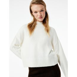 KOTON Pullover Damen Gr&ouml;&szlig;e XS wei&szlig;