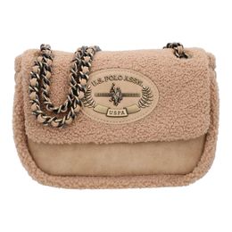 U.S. Polo Assn. Schultertasche 'Holly' Damen Gr&ouml;&szlig;e One Size beige / nude