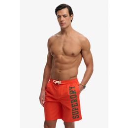 Superdry & Co Badeshorts Herren Gr&ouml;&szlig;e XL gr&uuml;n / orange