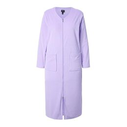 Ulla Popken Long Bathrobe female Purple size 54/56