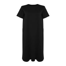 Trendyol Curve Dress female Black size XXL