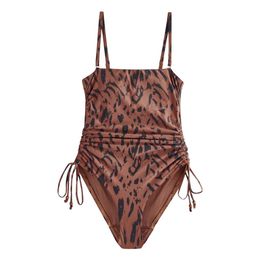 next Swimsuit female Brown size 18