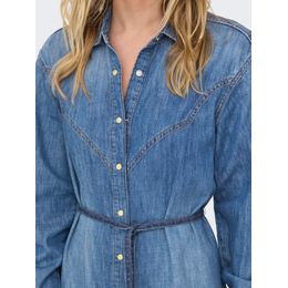 Only Kleid 'ONLGillo' Damen Gr&ouml;&szlig;e 34 blue denim Winterkleid