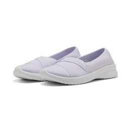 Sneaker Puma "ADELINA 2", Damen, Gr. 40, lila frost, Puma wei&szlig;, Textil, Schuhe Sneaker, mit minimalistischer Silhouette, flexibles Obermaterial aus Textil