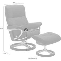 Relaxsessel stressless "Mayfair", beige (vanilla paloma), B:92cm H:103cm T:79cm, Leder BATICK: BATICK ist ein leicht korrigiertes, durchgef&auml;rbtes und genarbtes M&ouml;belleder, bei dem die meisten Unebenheiten und Spuren in der Regel entfernt wurden.;Leder PALOMA: PALOMA ist ein durchgef&auml;rbtes Semianilin-M&ouml;belleder mit nat&uuml;rlicher Narbung.;ROHLEDER Stoff Q2 FARON: Ein fester zuverl&auml;ssiger Boucl&eacute; mit ei