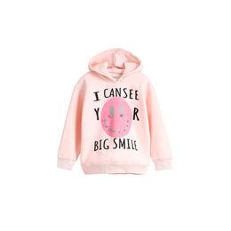 Solang Sweatshirt Oversized Hoodie Frontprint M&auml;dchen Gr&ouml;&szlig;e 122 rosa