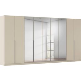 Dreht&uuml;renschrank OTTO HOME "Kleiderschrank Schrank Garderobe AGORDO mit Dekor- oder Hochglanzfront", beige (champagner), B:405cm H:210cm T:54cm, Schr&auml;nke, Dreht&uuml;renschrank, durchdachte Innenausstattung, in 8 Breiten und 2 H&ouml;hen MADE IN GERMANY