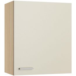 H&auml;ngeschrank KOCHSTATION "KS-Lucy", stain, eiche hell, B:60cm H:70,4cm T:34,6cm, Schr&auml;nke, H&auml;ngeschrank, Breite 60 cm, mit 1 T&uuml;r, 2 Einlegeb&ouml;den, Soft-Close