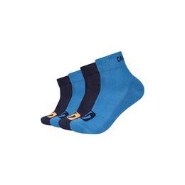 Socken CAMP DAVID "cushioned", Herren, Gr. 43-46, paris blau, Baumwollmischung, Socken Socken, mit elastischem Bund