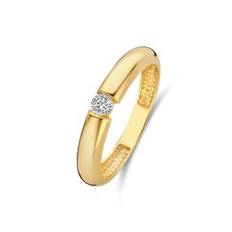 Beloro Jewels Ring Damen Gr&ouml;&szlig;e 58 gold / transparent