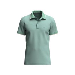 Poloshirt Fynch-Hatton, Herren, Gr. M, mint, Web, Obermaterial: 100% Baumwolle, kontrastfarbene Details, unifarben, regular fit normal, ohne Ausschnitt, kontrastfarben, Shirts Poloshirt, mit Logo Stickerei