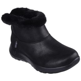 Winterboots Skechers "ON-THE-GO JOY-COZY DREAM", Damen, Gr. 37, schwarz, Lederimitat, Textil, unifarben, Schuhe Winterboots, Schlupfstiefel, Snowboots, Winterschuh mit 5GEN D&auml;mpfung, vegan