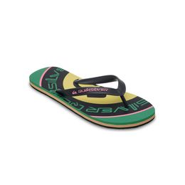 Quiksilver T-Bar Sandals male Yellow, Green size 44