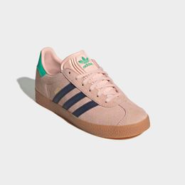 Sneaker adidas originals "GAZELLE", M&auml;dchen, Gr. 38, blush pink, night indigo, hi, res gr&uuml;n, Leder, Synthetik, Schuhe Sneaker, f&uuml;r Kinder und Jugendliche