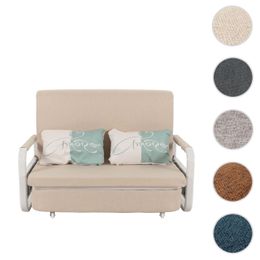 Mendler Schlafsofa HWC-M83, Schlafcouch Couch Sofa, Schlaffunktion Bettkasten Liegefl&auml;che, 129x185cm ~ Stoff 105525