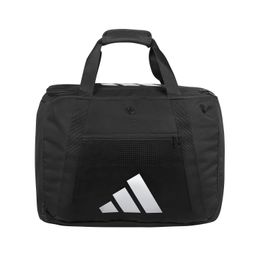 Sporttasche adidas Performance "adidas Duffle Boxing" Gr. M, schwarz (schwarz, silber), Taschen, M&auml;dchen, B/H/T: 51cm x 30,5cm x 32cm M, Polyester, Sporttasche, Bel&uuml;ftetes und wasserdichtes Fach, verhindert Geruchsbel&auml;stigung, B:51cm H:30,5cm T:32cm