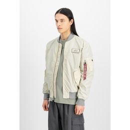 Bomberjacke Alpha Industries "MA-1 TTC Light", Damen, Gr. M, vintage wei&szlig;, Obermaterial: 100% Nylon, Futter: 100% Nylon, Jacken Bomberjacke