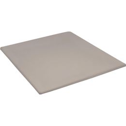 Spannbettlaken Cinderella "Sundays Satin", grau (taupe), B:90cm L:200cm, Satin, Obermaterial: 100% Baumwolle, Bettlaken, Spannbettlaken, f&uuml;r Topper bis 15 cm H&ouml;he