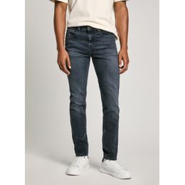 Slim-fit-Jeans Pepe Jeans, Herren, Gr. 34, L&auml;nge 30, schwarz (schwarz od schwarz), Denim/Jeans, Obermaterial: 99% Baumwolle, 1% Elasthan, slim fit lang, Jeans Slim-fit-Jeans