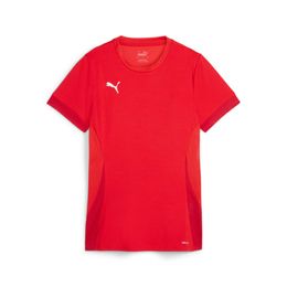 Trainingstop Puma "TEAMGOAL MATCHDAY JERSEY WMNS", Damen, Gr. S, rot (Puma rot, Puma wei&szlig;, fast rot), Interlock, Obermaterial: 100% Polyester, unifarben, regular fit normal, Rundhals, Tops Trainingstop, sportlicher Stil, f&uuml;r Fu&szlig;ball, Kurzarmdesign, Rundhalsausschnitt