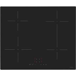 Exquisit Induktions-Kochfeld "EKI600-SF-B-380", schwarz, B:59cm H:6cm T:52cm, Kochfelder, m&uuml;helos temperaturgesteuert Schokolade schmelzen o. Pommes frittieren, Induktions-Kochfeld