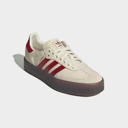 Sneaker adidas originals "SAMBAE", Damen, Gr. 36, cream wei&szlig;, team victory rot, shadow rot, Leder, Schuhe Sneaker