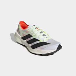 Trailrunningschuh adidas terrex "AGRAVIC SPEED 2", Herren, Gr. 41, cloud wei&szlig;, core schwarz, semi impact orange, Synthetik, Textil, Schuhe Trailrunningschuh