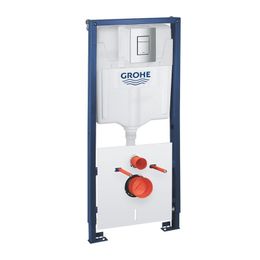 Grohe Solido Vorwandelement H: 113 cm, mit Bet&auml;tigungsplatte, f&uuml;r Wand-WC, 39930000,