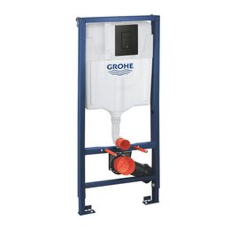 Grohe Solido Vorwandelement H: 113 cm, mit Bet&auml;tigungsplatte, f&uuml;r Wand-WC, 388112430,