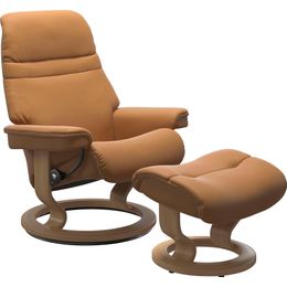 Relaxsessel stressless "Sunrise", braun (new caramel), B:88cm H:103cm T:78cm, Leder BATICK: BATICK ist ein leicht korrigiertes, durchgef&auml;rbtes und genarbtes M&ouml;belleder, bei dem die meisten Unebenheiten und Spuren in der Regel entfernt wurden.;Leder PALOMA: PALOMA ist ein durchgef&auml;rbtes Semianilin-M&ouml;belleder mit nat&uuml;rlicher Narbung.;ROHLEDER Stoff Q2 FARON: Ein fester zuverl&auml;ssiger Boucl&eacute; mit einem