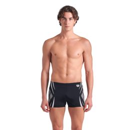 Badehose arena "arena Performance Herren Poseidonia Badehose", Herren, Gr. 4 (S), N-Gr, schwarz-wei&szlig; (schwarz, wei&szlig;), Obermaterial: 100% Polyester, Badehosen Badehose