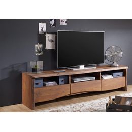 TV-Board Akazie 191x45x50 braun lackiert PURE ACACIA #209