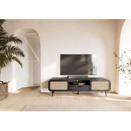 TV-Board Mango 180x40x50 dunkelgrau lackiert VALENCIA #222