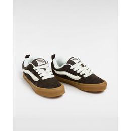 Sneaker Vans "Knu Skool", Herren, Gr. 47, d4c, baby turkish coffee, Leder, Schuhe Sneaker, unisex