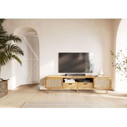 TV-Board Mango 200x40x50 natur lackiert VALENCIA #123