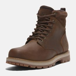 Schn&uuml;rboots Timberland "BRITTON ROADMID LACE UP WATERPROOF BOOT", Herren, Gr. 43, braun (rust full grain), Leder, Synthetik, Schuhe Schn&uuml;rboots, Winterstiefel, Schn&uuml;rstiefel, Winterschuhe, wasserdicht