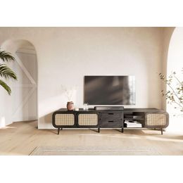 TV-Board Mango 240x40x50 dunkelgrau lackiert VALENCIA #225