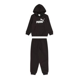 Puma Jogginganzug 'Essentials No.1' Jungen Gr&ouml;&szlig;e 110 schwarz / wei&szlig;