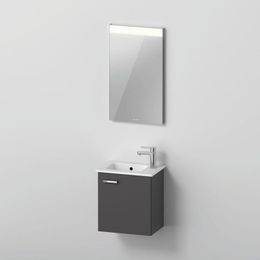 Duravit ME by Starck Waschtisch mit XBase Schrank, mit Spiegel, XB0065R4949,