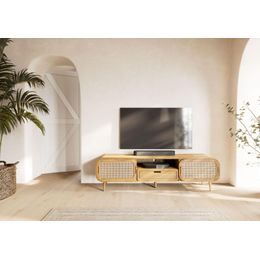 TV-Board Mango 180x40x50 natur lackiert VALENCIA #122