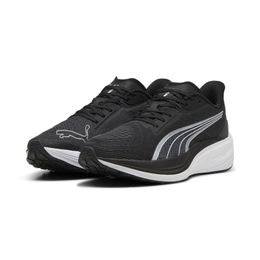 Laufschuh Puma "DARTER PRO", Damen, Gr. 40, schwarz-wei&szlig; (Puma schwarz, Puma wei&szlig;), Textil, Schuhe Laufschuh