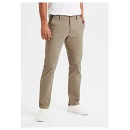 H.I.S. Chinohose H.I.S "regular-fit", Herren, Gr. 33, L&auml;nge 34, beige, Web, Obermaterial: 98% Baumwolle, 2% Elasthan, unifarben, straight fit lang, Hosen Chinohose, lange Hose, aus elastischer Baumwoll-Qualit&auml;t, Topseller
