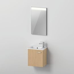 Duravit ME by Starck Waschtisch mit XBase Schrank, mit Spiegel, XB0065L30300000,