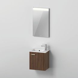 Duravit ME by Starck Waschtisch mit XBase Schrank, mit Spiegel, XB0065R21210000,