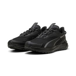 Laufschuh Puma "EXTEND LITE TRAIL", Damen, Gr. 43, schwarz (Puma schwarz, cool schwarz gray), Textil, Schuhe Laufschuh, mit abriebfester Gummilaufsohle, mit Stollenprofil